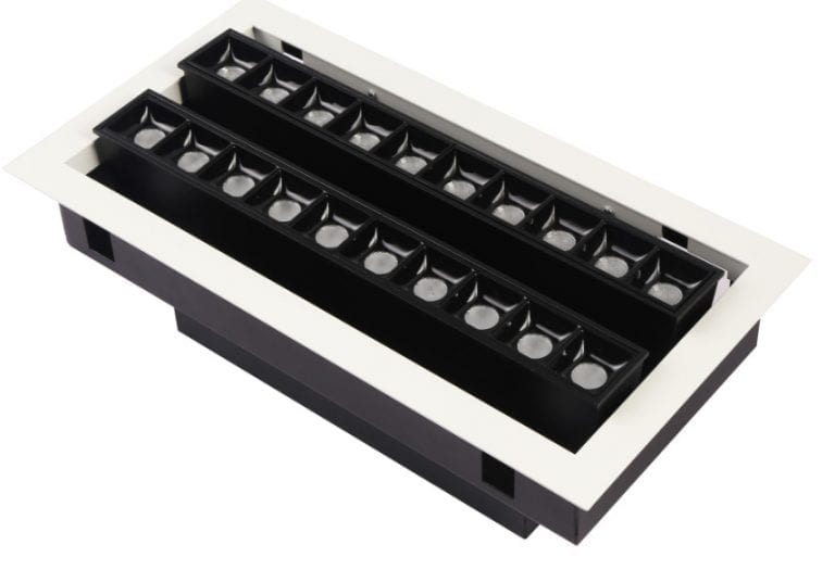 Narrowline Narrow Adjustable Multi-Cell Recessed Downlight - 2x10 ...