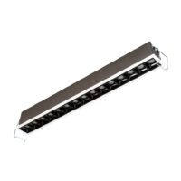 Narrowline Narrow Trimless Recessed Downlight - 1x5 - Light & Green ...