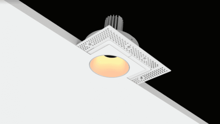 Narrowline Narrow Trimless Recessed Downlight - 1x5 - Light & Green ...