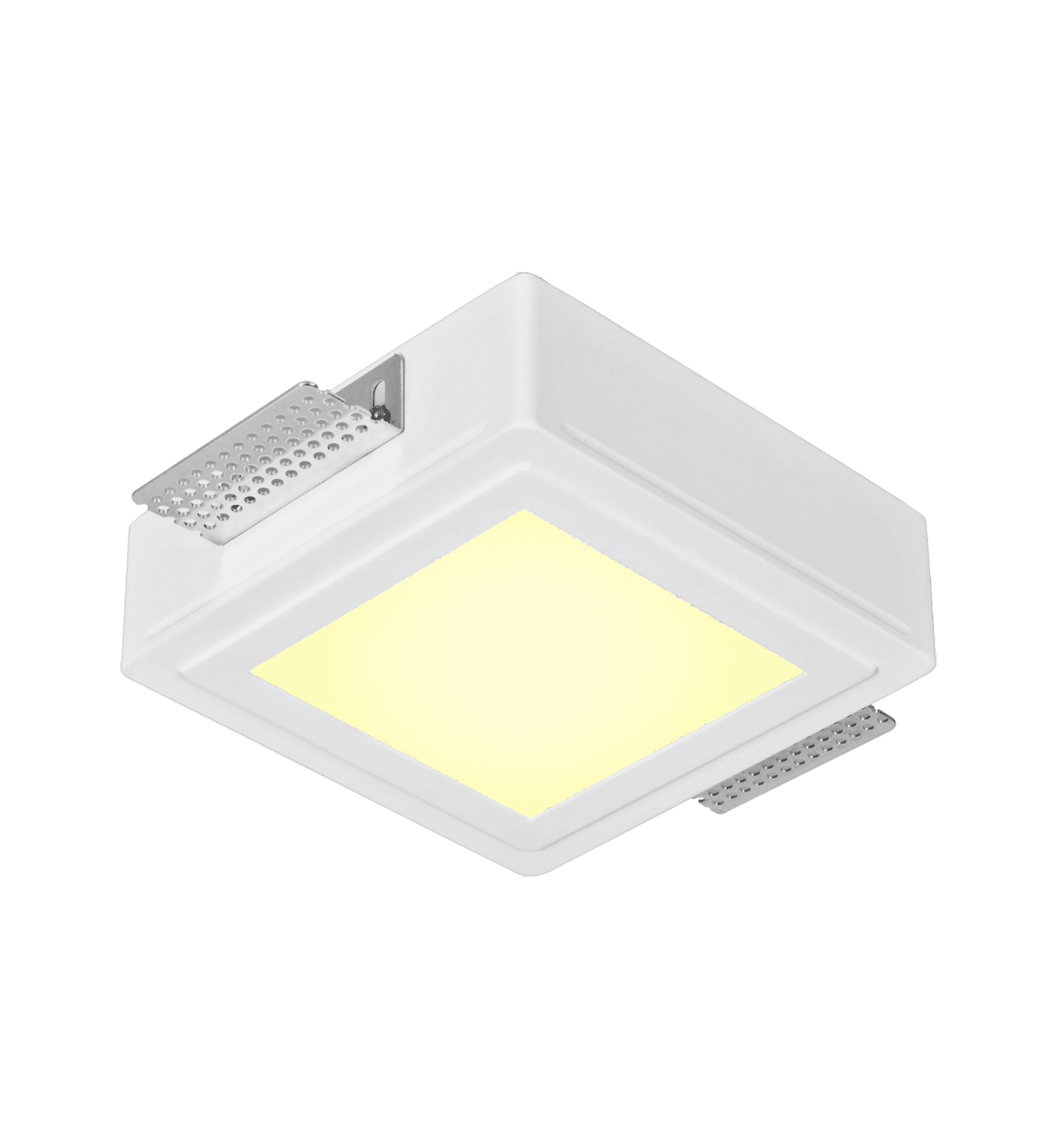 Focus Recessed 4" Square Downlight with Lens - Light & Green | Lighting