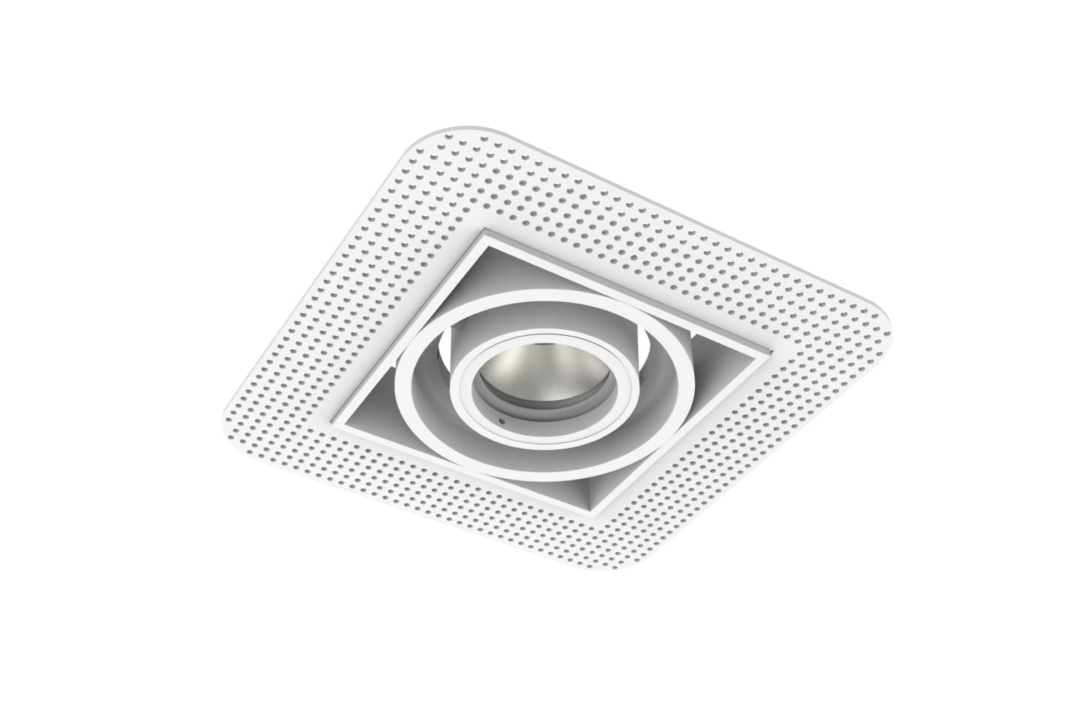 Boost Recessed 3" Adjustable Square Downlight - Light & Green | Lighting