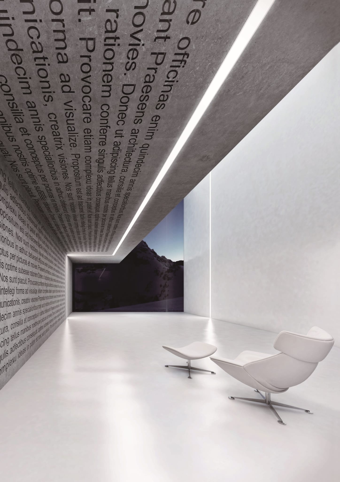 Linear Cove - Light & Green | Lighting